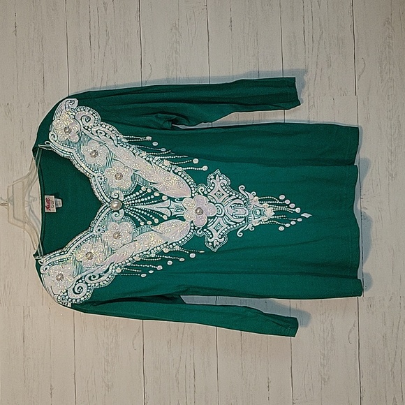 Vintage | Tops | Vintage Fast Fashion Of California Super Retro Pearl ...